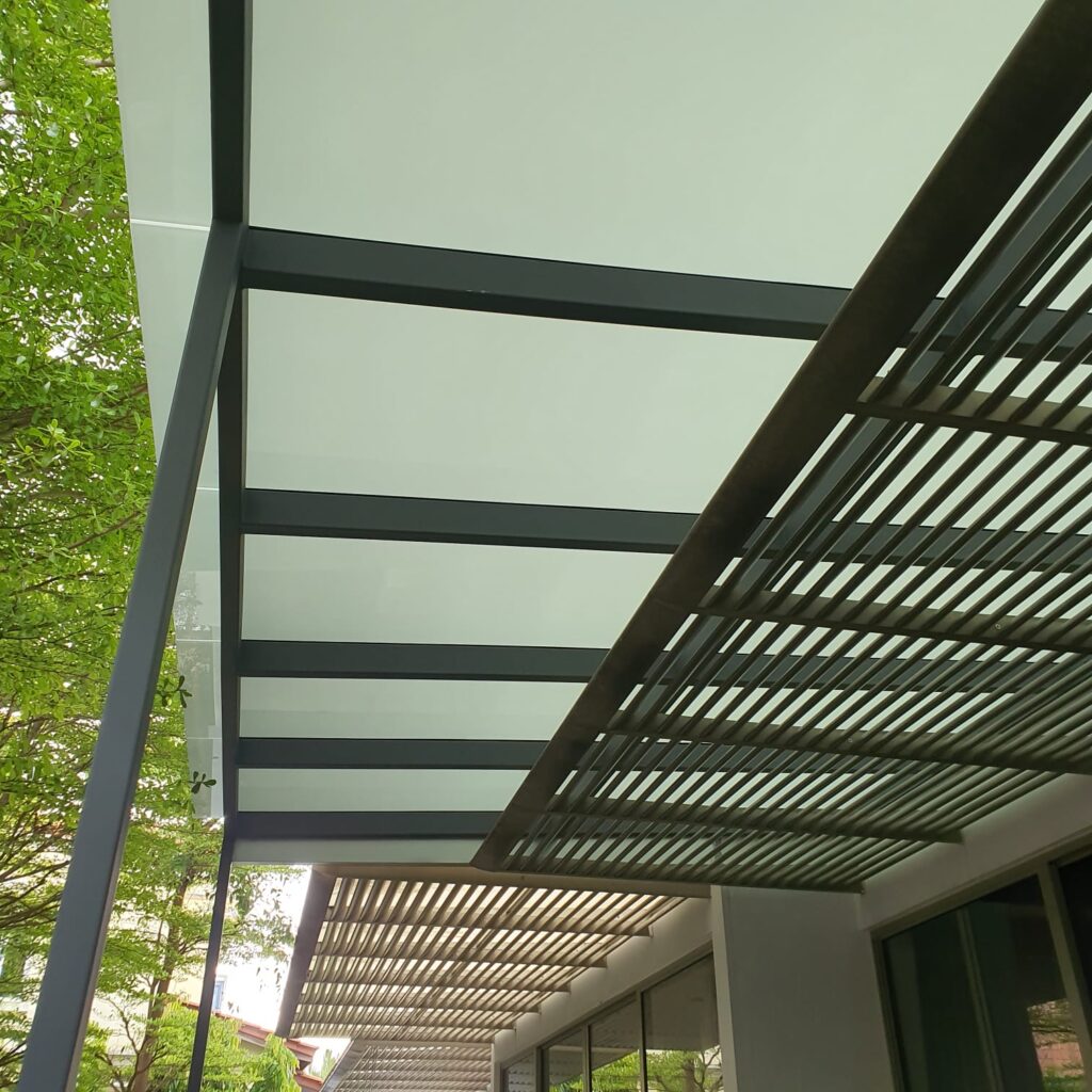 Fixed Roof Awning Singapore | Permanent Outdoor Cover | Smart Awning