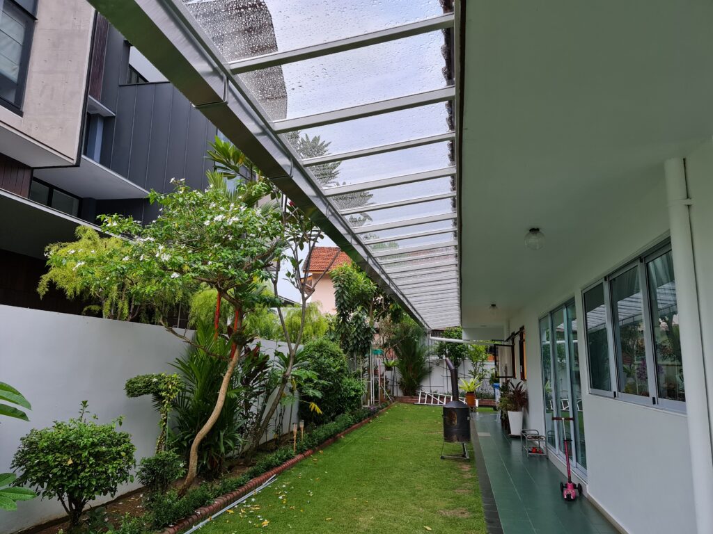 Fixed Roof Awning Singapore | Permanent Outdoor Cover | Smart Awning